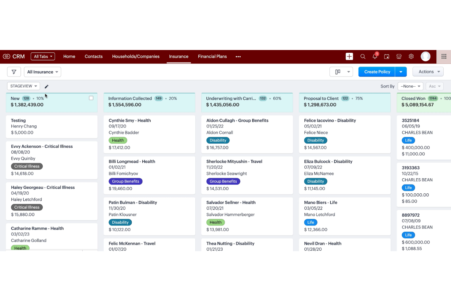 20 Best Insurance CRM Software Reviewed in 2025 - The CRO Club